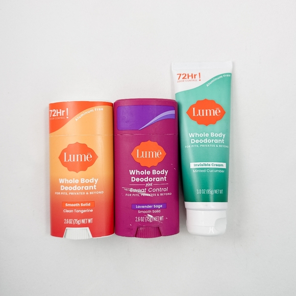 Lume | Bath & Body | Lume Whole Body Deodorant 3pack | Poshmark